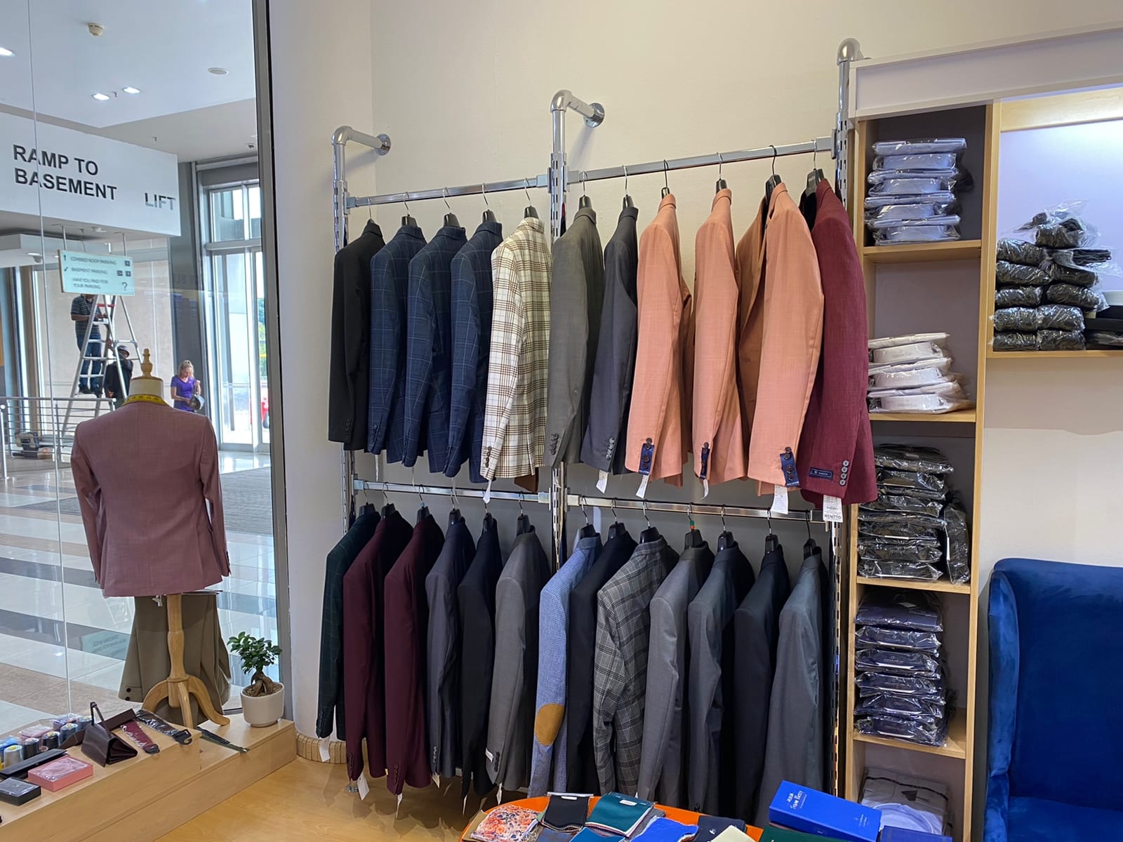 Jade green ready made suit | Tecno Tailor